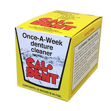 CalDent Denture Cleaner - 16 sachets per box — Denture Essentials